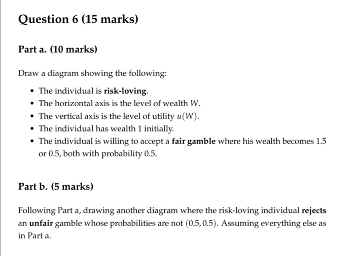 Solved Question 6 (15 marks) Part a. (10 marks) Draw a | Chegg.com