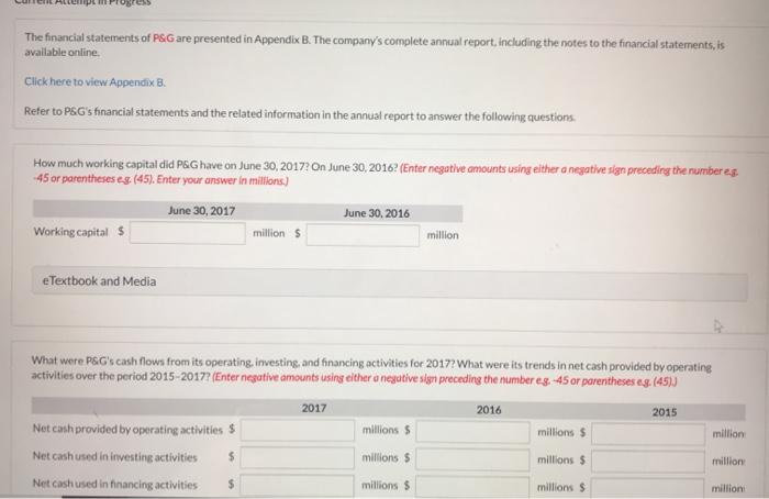 The financial statements of PSG are presented in | Chegg.com