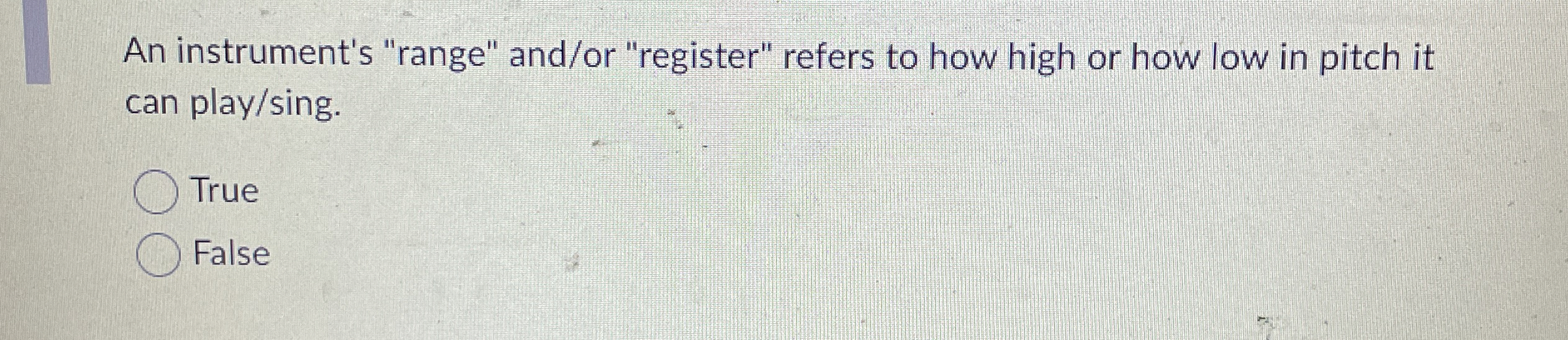Solved An instrument's "range" and/or "register" refers to | Chegg.com
