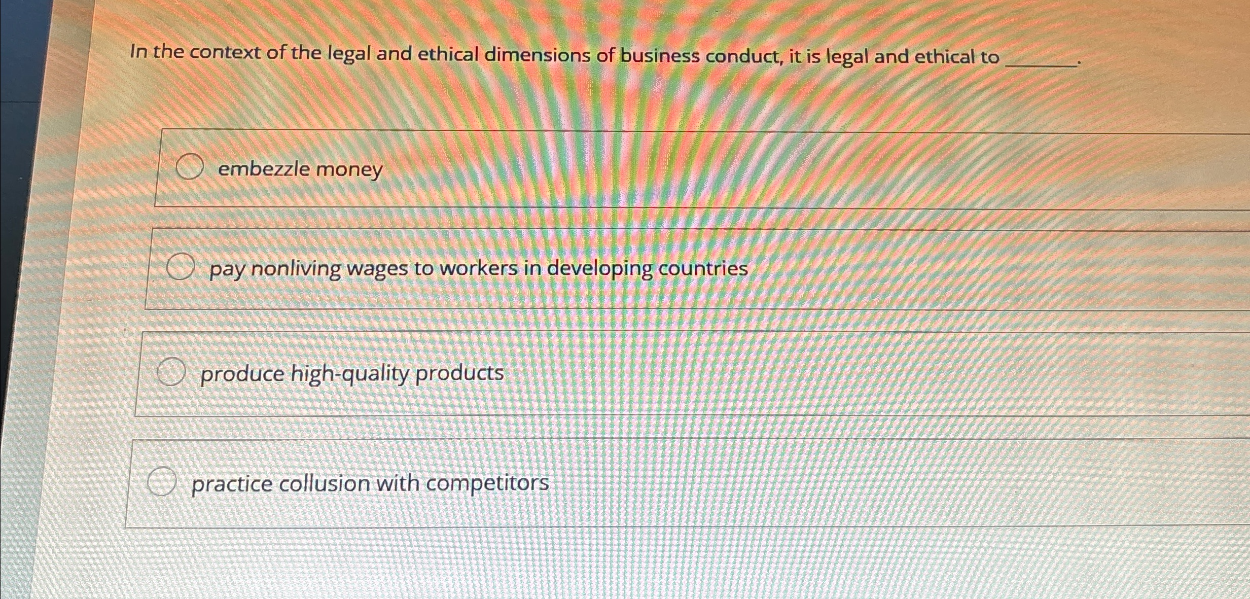 Solved In the context of the legal and ethical dimensions of | Chegg.com