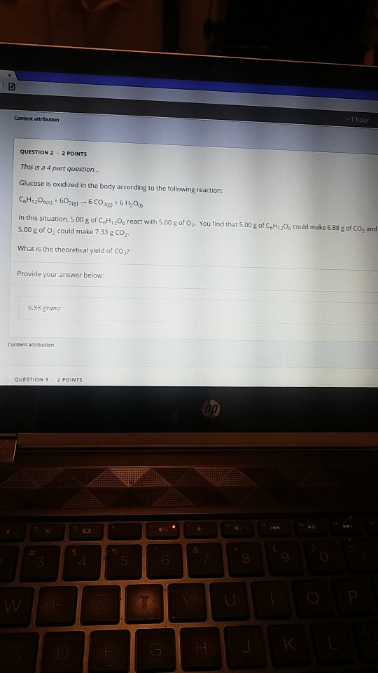Solved Content attribution - 1 hour QUESTION 2 - 2 POINTS | Chegg.com