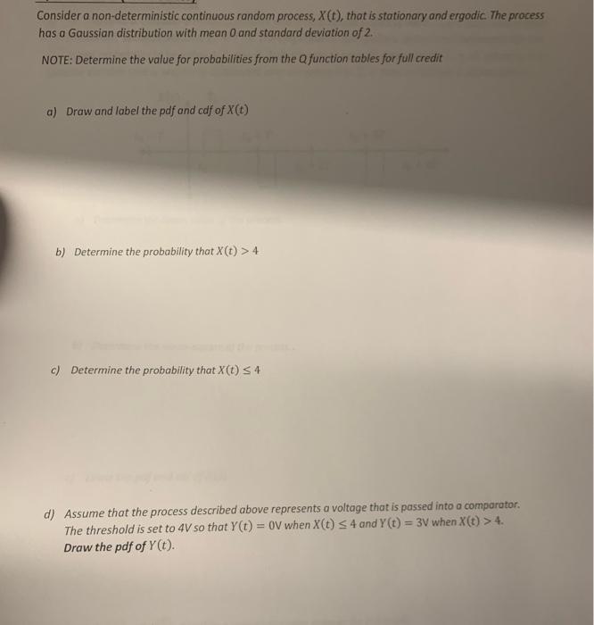 Solved Consider a non-deterministic continuous random | Chegg.com