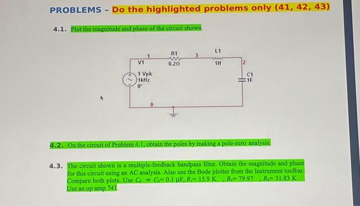 Solved PROBLEMS - Do the highlighted problems only | Chegg.com