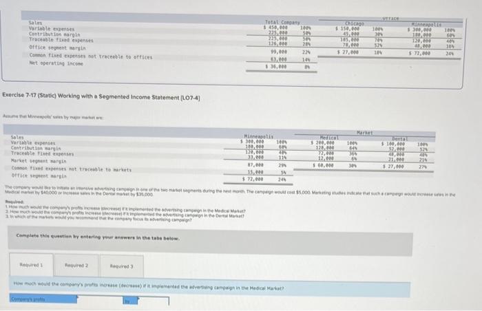 Solved Exercise 7.17 (Static) Woriing with a Segmented | Chegg.com