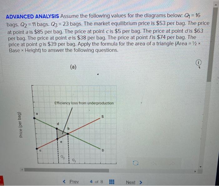 Solved ADVANCED ANALYSIS Assume the following values for the | Chegg.com