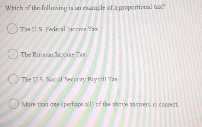 Solved Which of the following is an example of a | Chegg.com