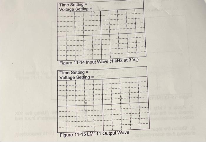 Solved LM111/LM211/LM311 Comparators. 1. Construct the | Chegg.com