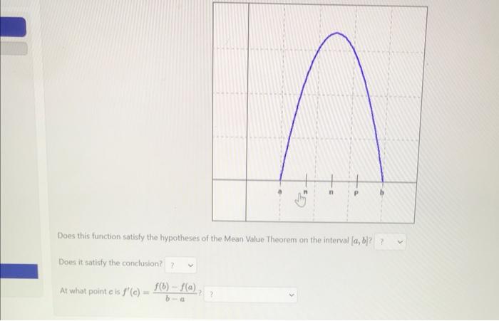 Solved Does this function satisfy the hypotheses of the Mean | Chegg.com