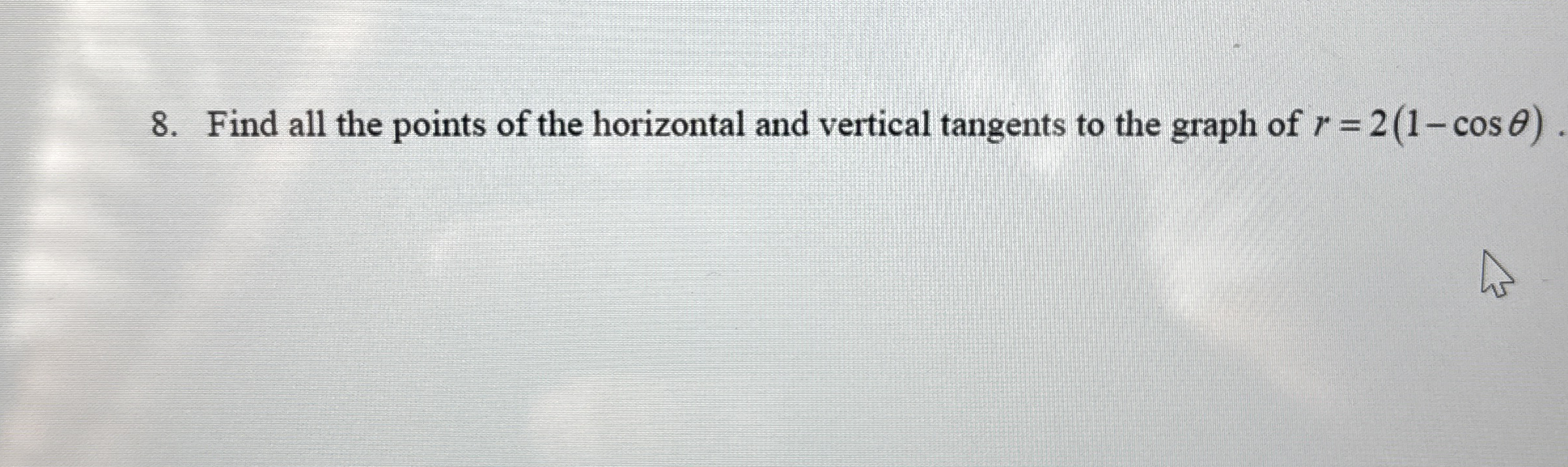 Solved Find all the points of the horizontal and vertical | Chegg.com