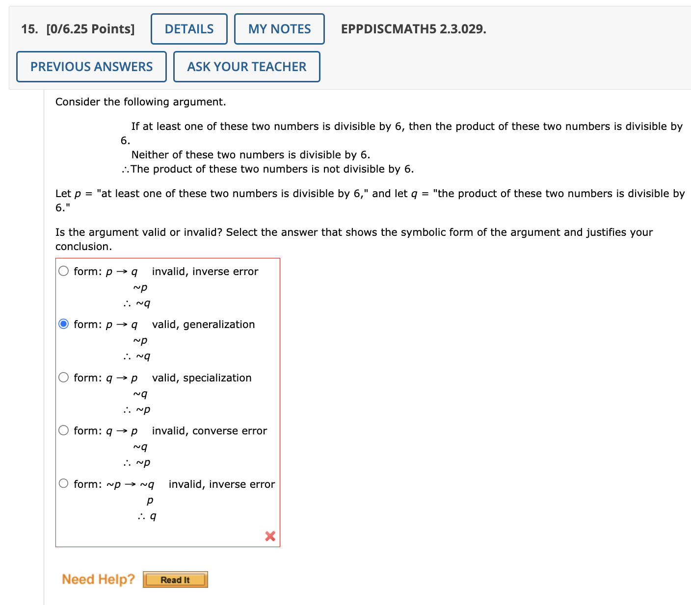 Solved Consider the following argument.If at least one of | Chegg.com