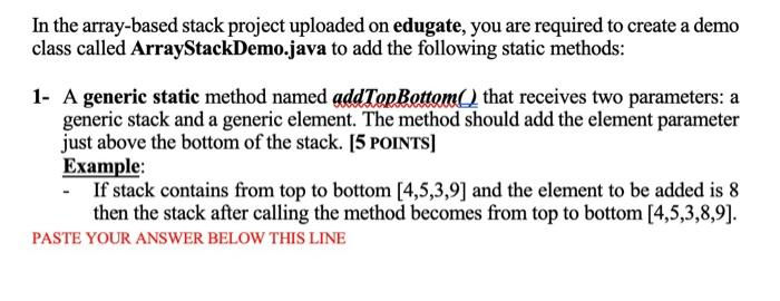 Solved /Suppose working on a ready-made project that has the | Chegg.com