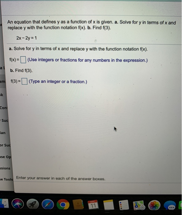 Solved An Equation That Defines Y As A Function Of X Is Chegg solved-an-equation-that-defines-y-as-a-function-of-x-is-chegg