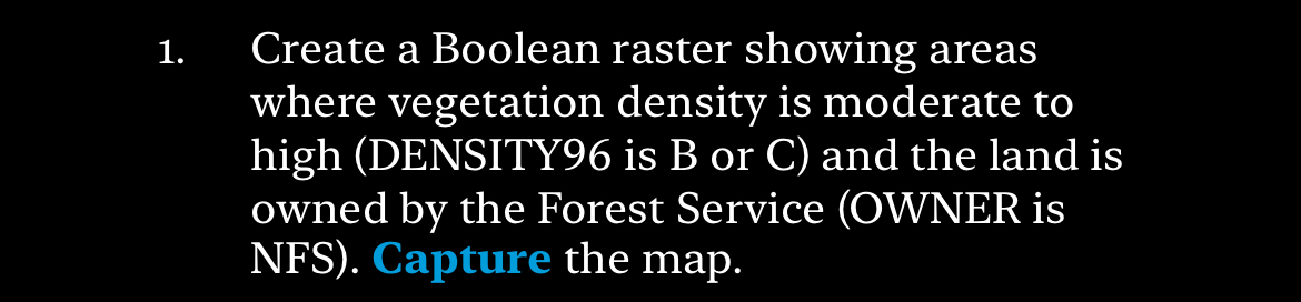 Solved Explain Step By Step Detailcreate A Boolean Raster 4286