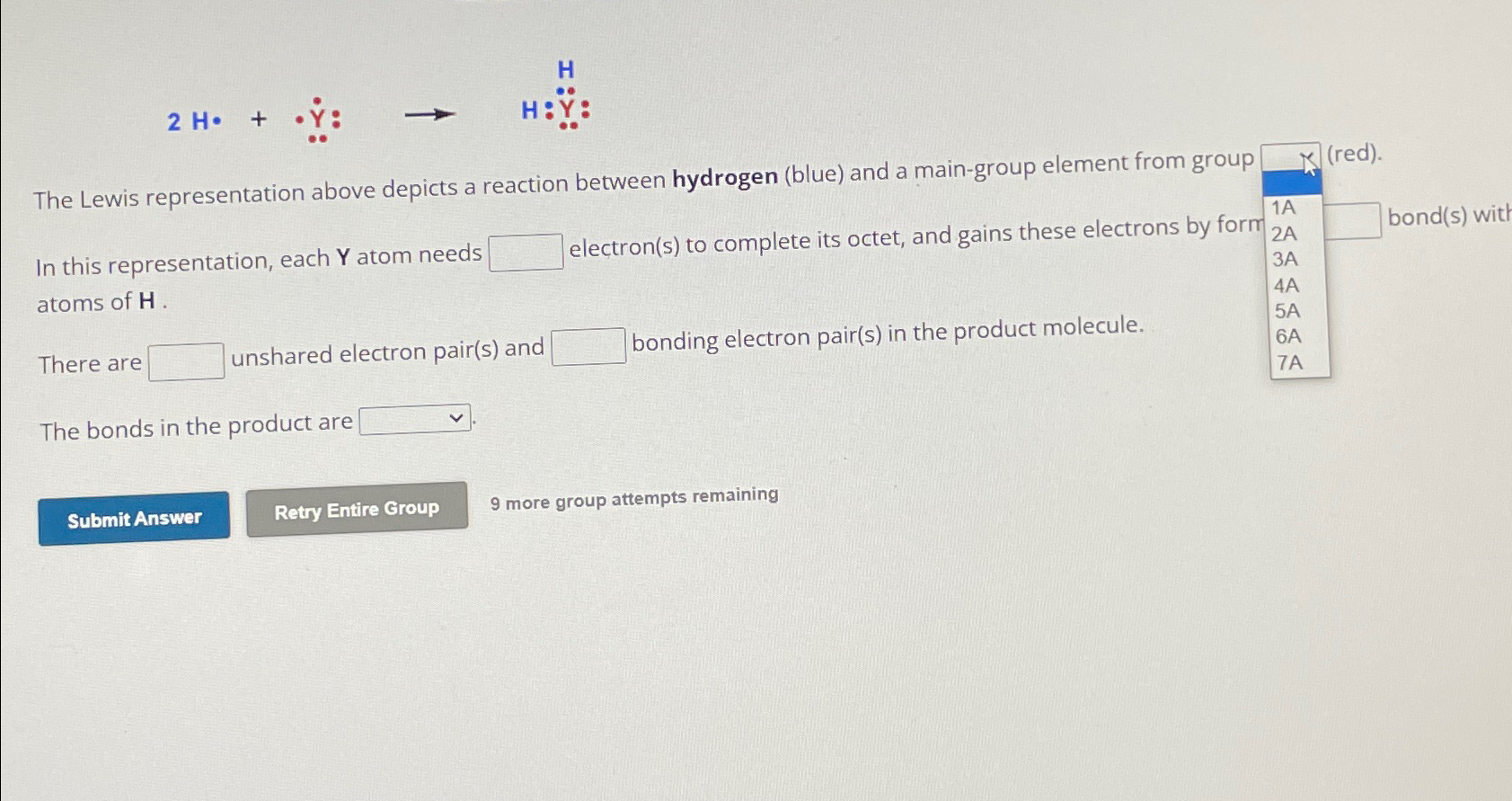 Solved The Lewis representation above depicts a reaction | Chegg.com