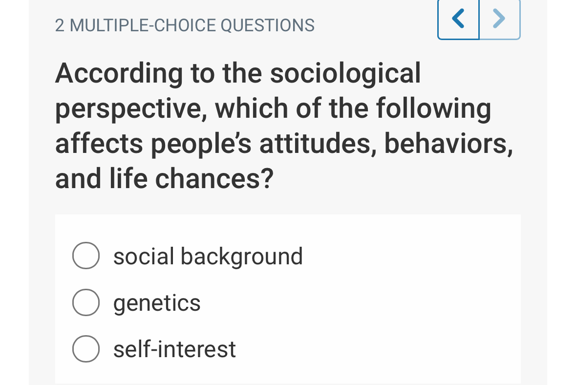 Solved 2 ﻿MULTIPLE-CHOICE QUESTIONSAccording to the | Chegg.com