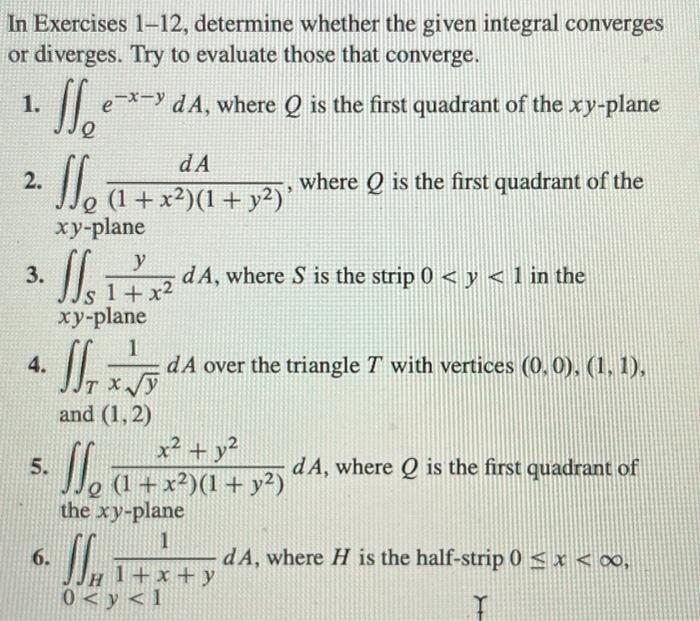 Solved In Exercises 1-12, determine whether the given | Chegg.com