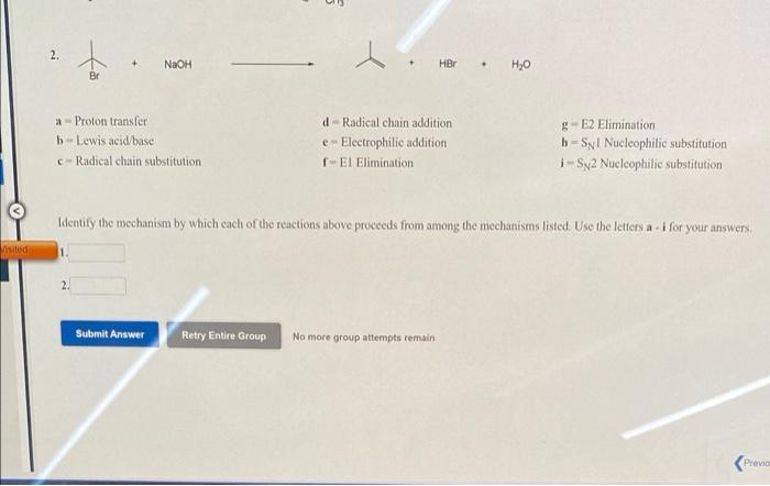 Solved O Na toluene reflux Naci 2. NaBr + OH H2SO4 H50 a | Chegg.com