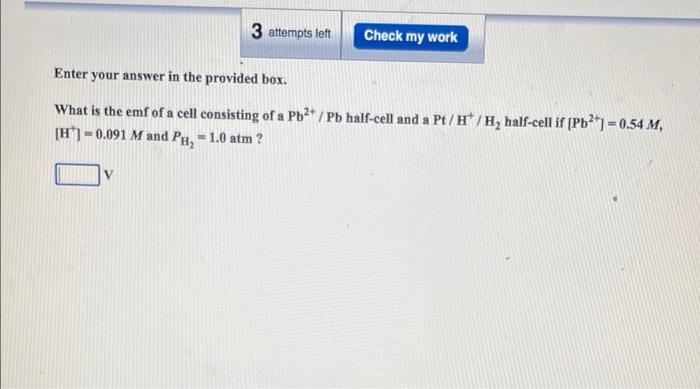 Solved 3 attempts left Check my work Enter your answer in | Chegg.com