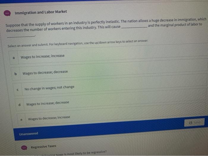 Solved Immigration and Labor Market Suppose that the supply | Chegg.com