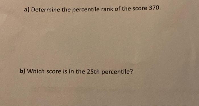 Solved 5. The table shows the scores in a writing | Chegg.com
