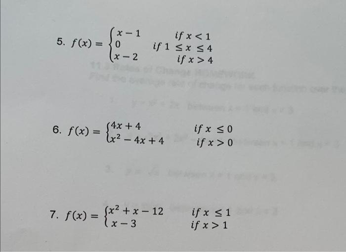 Solved A Graph Given Functionb Finall Values Of X Where 0365