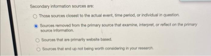 When defining the research topic or information need, | Chegg.com