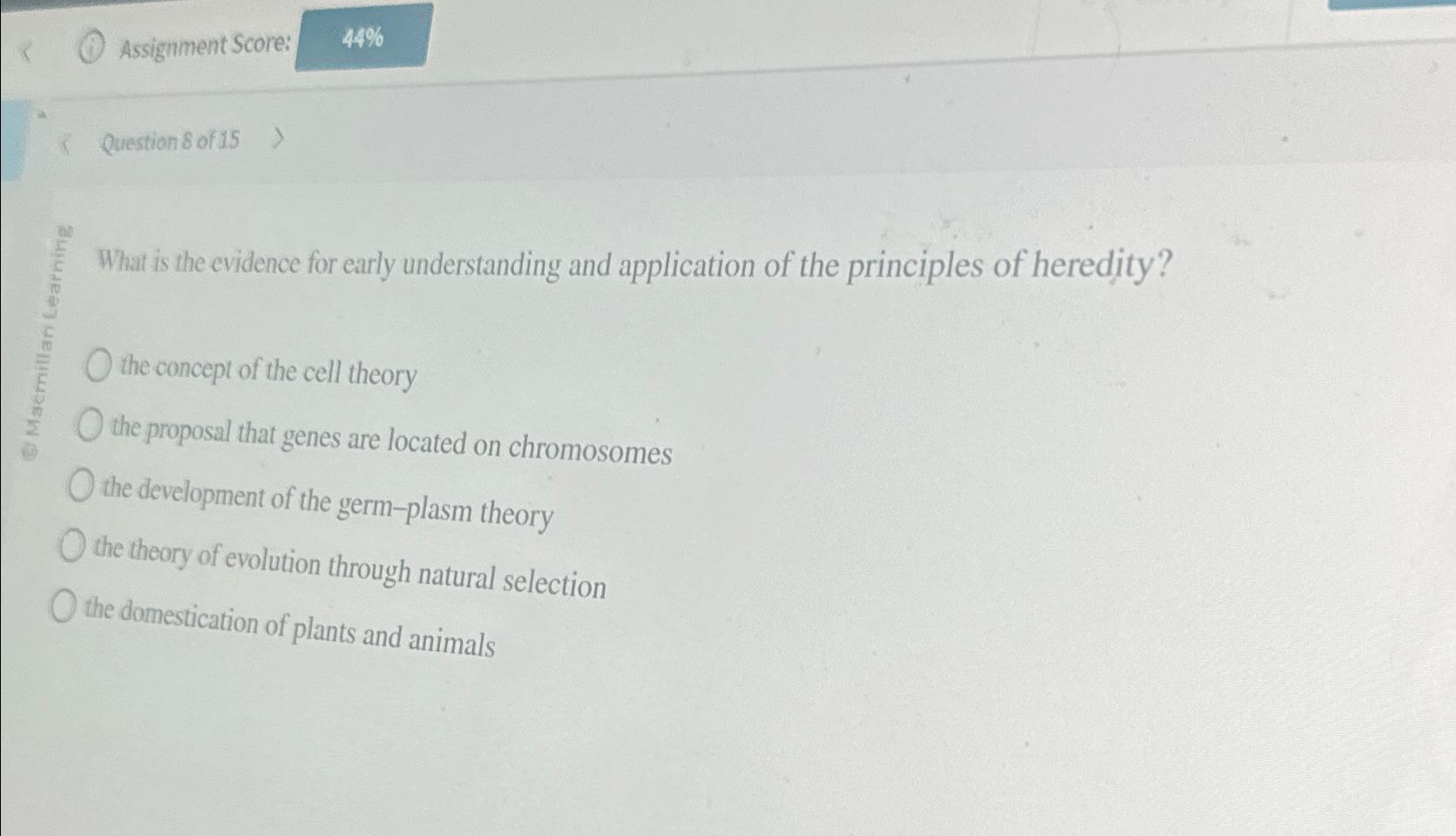 Solved Assignment Score:Question 8 ﻿of 15What is the | Chegg.com
