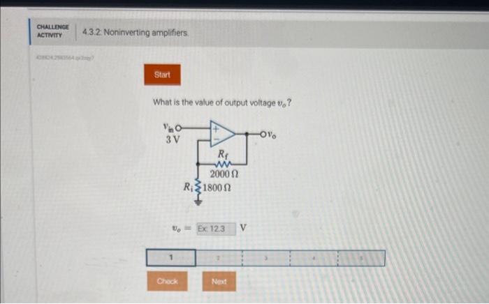 Solved What is the value of output voltage vo ? | Chegg.com