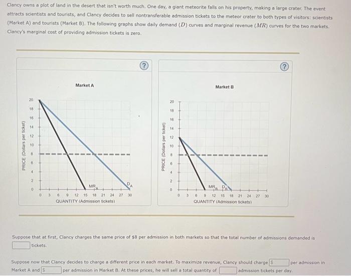 Solved Clancy owns a plot of land in the desert that isn't | Chegg.com