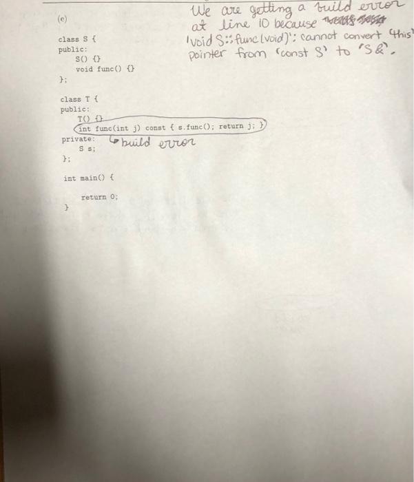 Solved 3. (10 points) Ench of the following five snippets of | Chegg.com