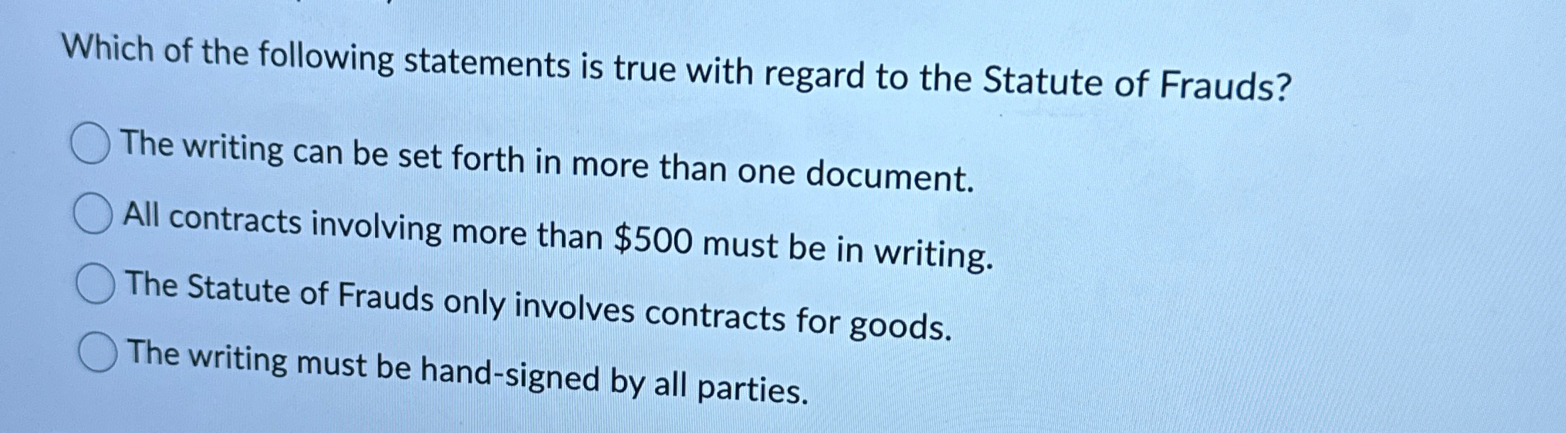 Solved Which of the following statements is true with regard | Chegg.com