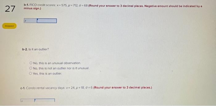 Solved 27 Convert each individual data value to a | Chegg.com