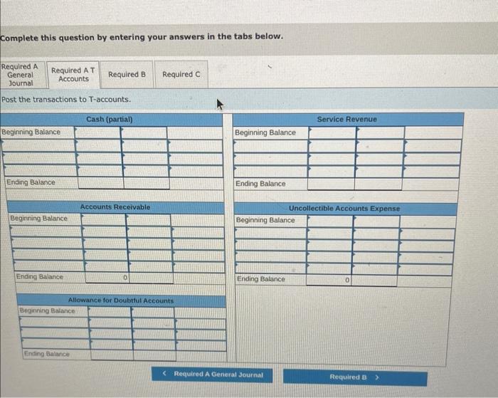 Solved The accounts recelvable balance for Renue Spa at | Chegg.com
