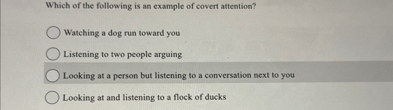 Solved Which of the following is an example of covert | Chegg.com