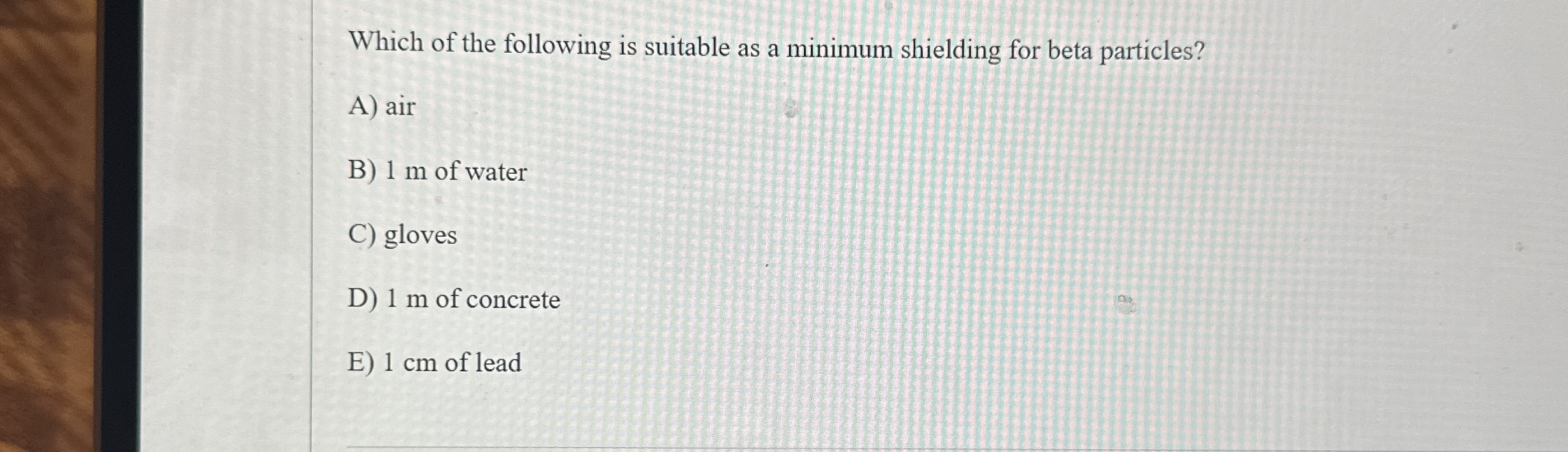 Solved Which of the following is suitable as a minimum | Chegg.com