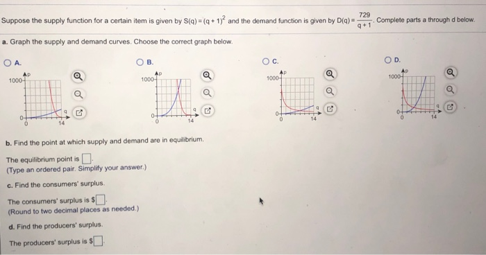 Solved Suppose the supply function for a certain item is | Chegg.com