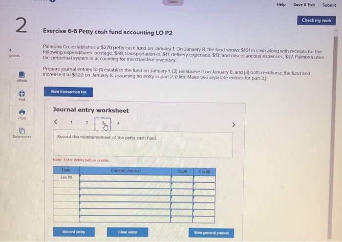 Solved mework * Inco Saved Help Save & Exit Submit Check my | Chegg.com