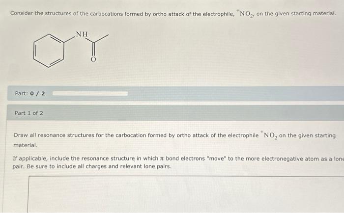 Solved part 1:part 2/2 : which resonance structure is the | Chegg.com