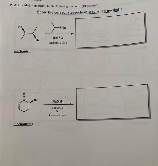 Solved mechanism: | Chegg.com