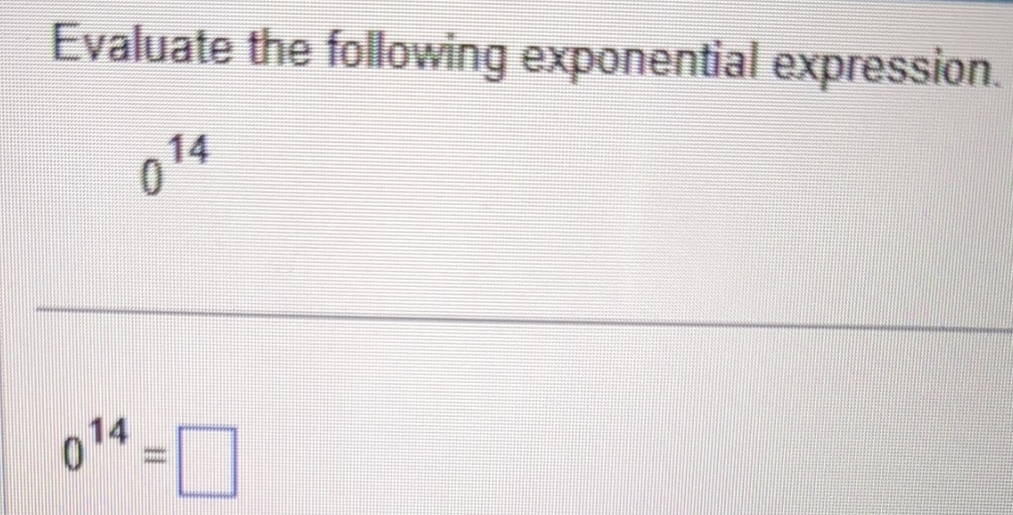 Solved Evaluate the following exponential expression. | Chegg.com