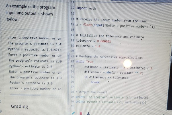 Solved MUITY the code below 3 Program: newton.py 4 Author: | Chegg.com