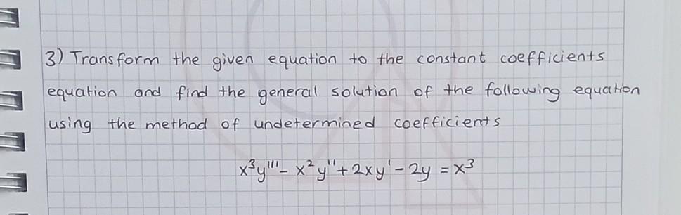 Solved differential equations | Chegg.com Solved differential equations | Chegg.com