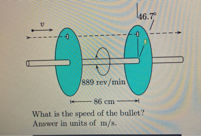 Solved 006. 10.0 points The speed of a moving bullet can be | Chegg.com