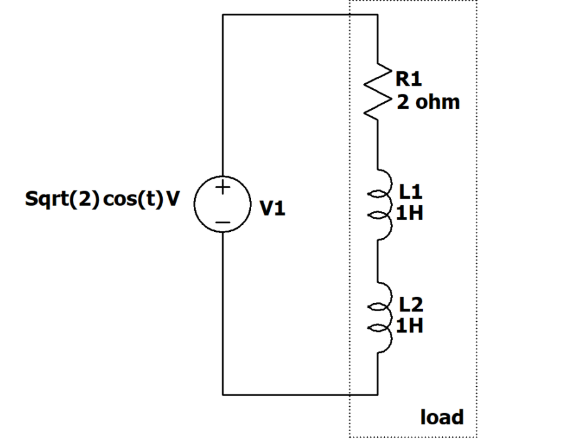 Solved Consider the following circuit.Find the complex power | Chegg.com