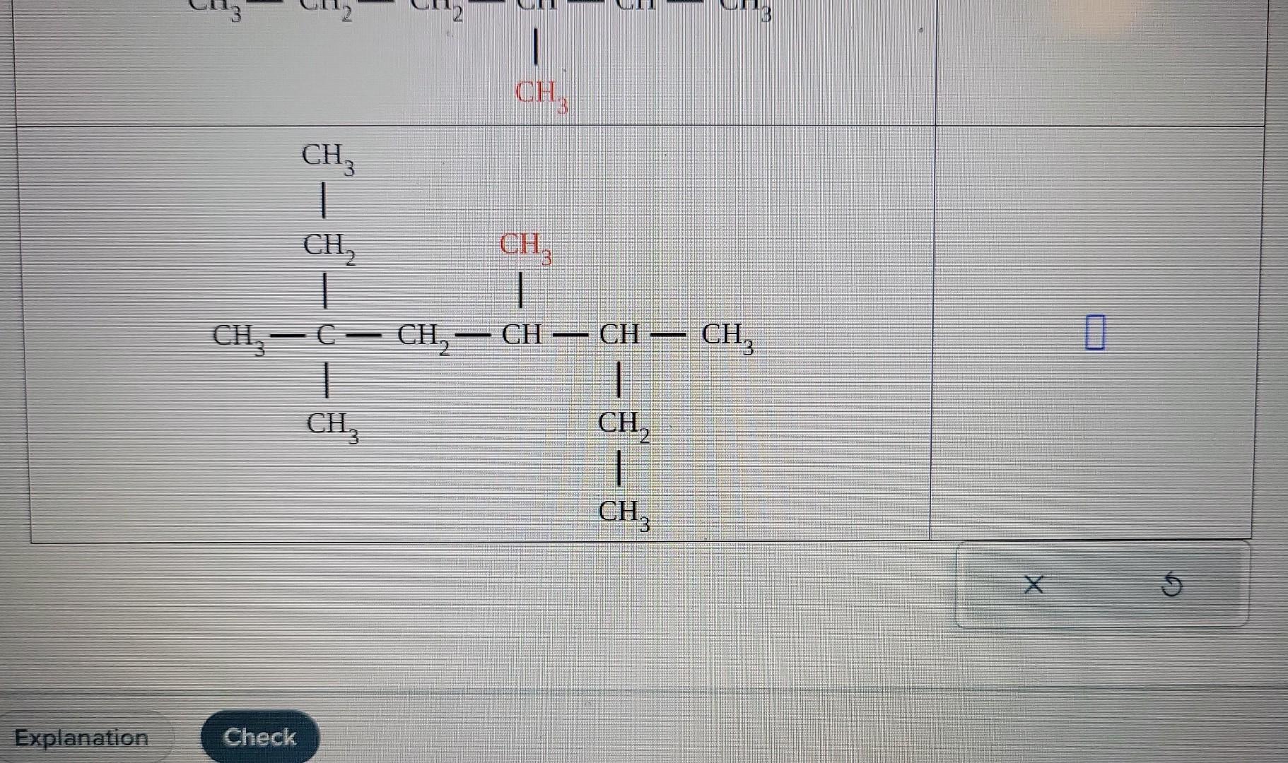 Solved For each organic compound in the table below, enter | Chegg.com