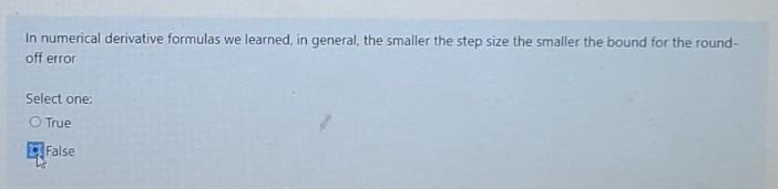 Solved In numerical derivative formulas we learned, in | Chegg.com