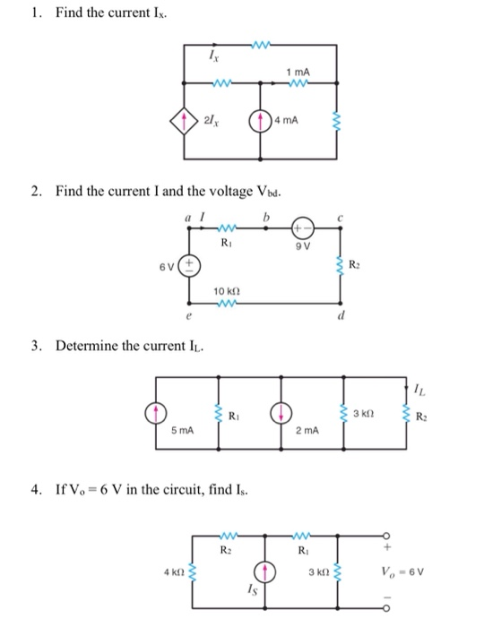 Solved In any of the following circuits value of R1 and R2 | Chegg.com