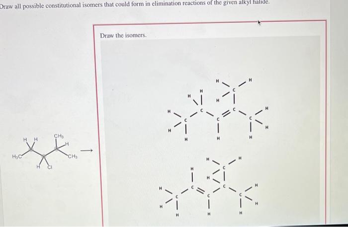 Solved Draw the iso | Chegg.com