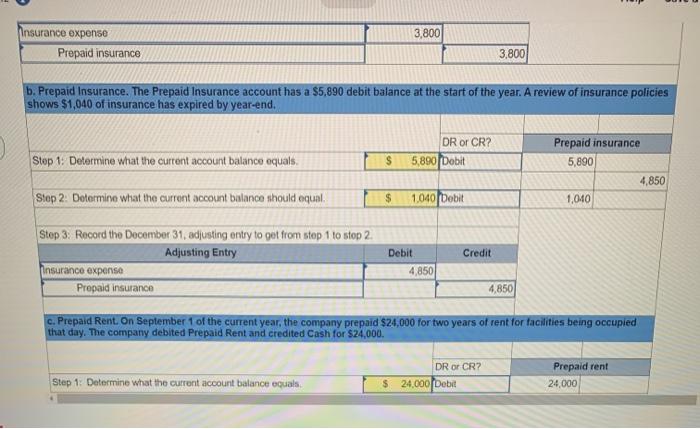 Solved For each separate case below, follow the three-step | Chegg.com