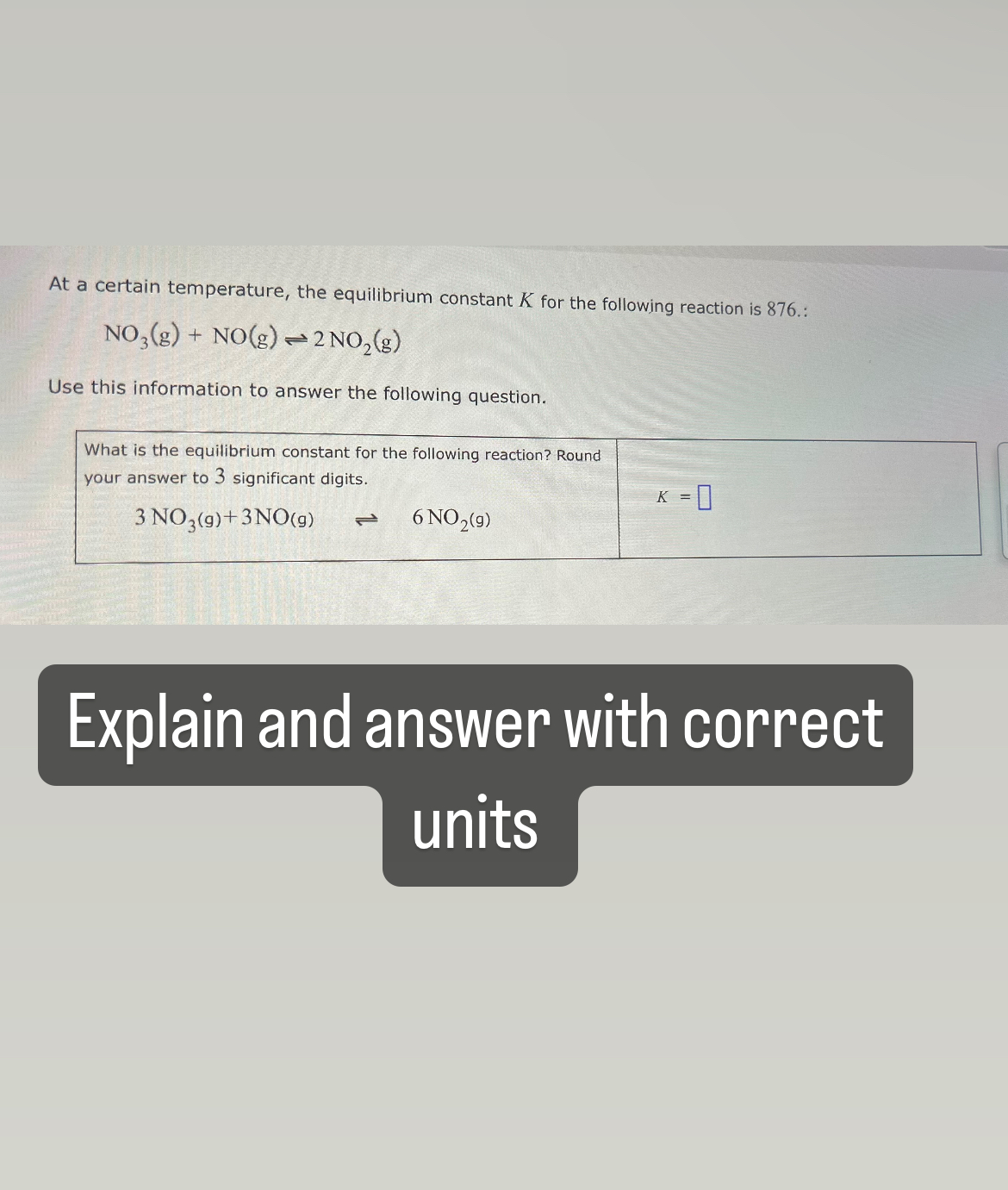 Solved Explain and answer with correct units | Chegg.com